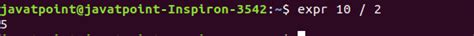 Linux Expr Command Tpoint Tech