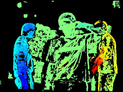 Scene Flow The Results Are Color Coded For Disparity Map B Warmer