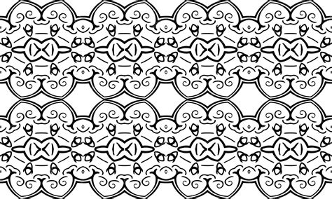 Premium Vector Repeated Pattern Design Black Color Vector Art