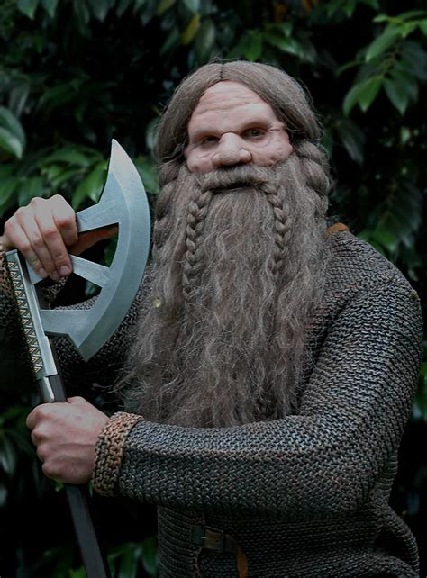 Dwarf Beard Set With Wig