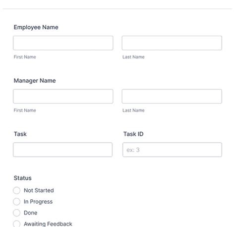 Task Assignment Form Template Jotform