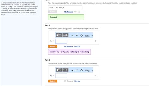Solved A Large Wooden Turntable In The Shape Of A Flat