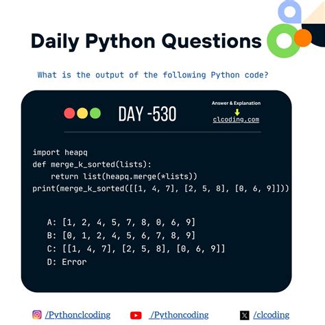 Python Coding Challenge Day 530 What Is The Output Of The Following Python Code Python Coding