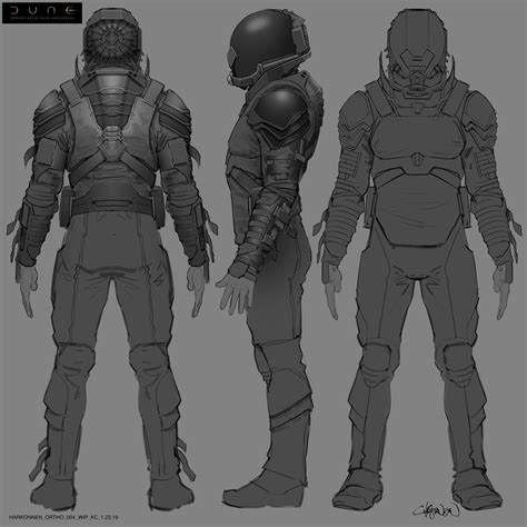 Dune Art Harkonnen Ortho By Keith Christensen Fremen Stillsuit