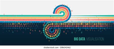 Visualization Sorting Data Abstract Processing Information Stock Vector