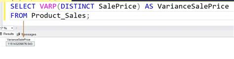 How To Use VARP Function In SQL Server SQL Server Guides