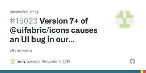 Version 7 Of Uifabricicons Causes An Ui Bug In Our Searchbox
