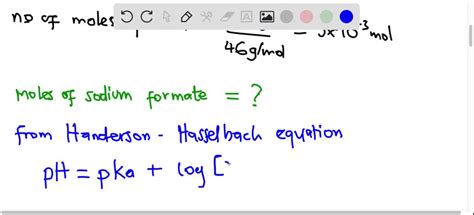 solved you and your lab partner must prepare a 1 0 l buffer of formic