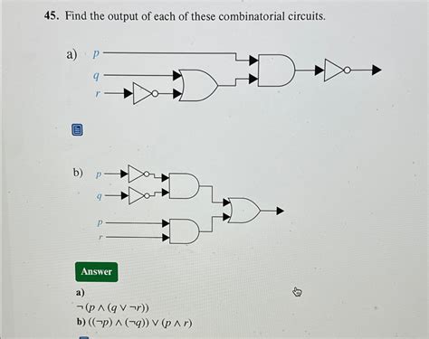 Find The Output Of Each Of These Combinatorial