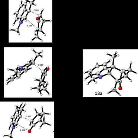 Dft Located Transition Structures Ts Leading To Formation Of The