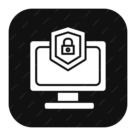 Premium Vector Computer Security Vector Illustration