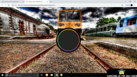 Create Logo Animation Using Html Css Youtube