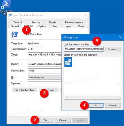 Create A Sync Clock Time Shortcut In Windows