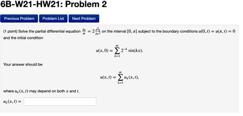 Solved 6b W21 Hw21 Problem 2 Previous Problem Problem List