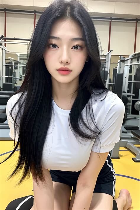 ㅇㅎai실사 헬스장에서 사진찍는 누나 Dogdripnet 개드립