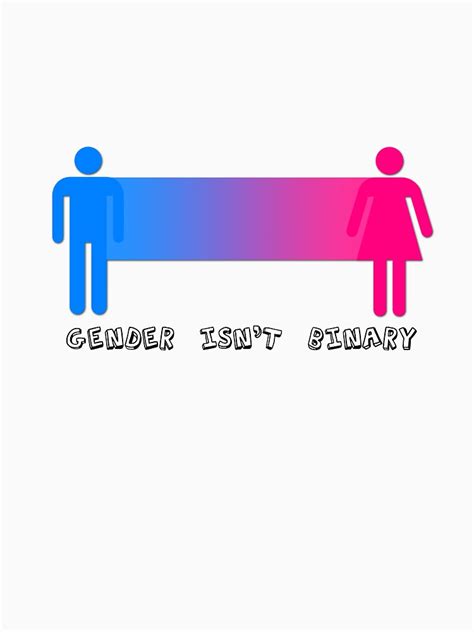 Gender Isn T Binary With Gender Spectrum Graphic T Shirt By Jack The Lion Redbubble