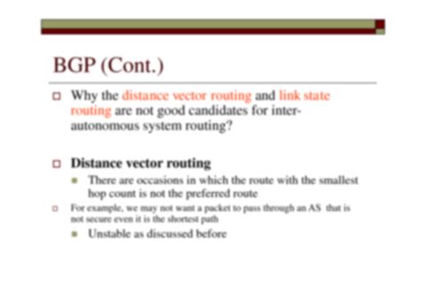 SOLUTION Border Gateway Protocol Notes Studypool