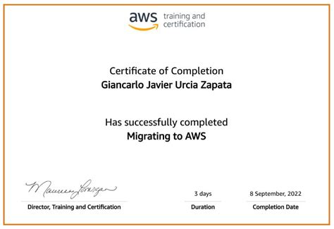 Giancarlo Javier Urcia Zapata Auf Linkedin Migrating Aws Cloud