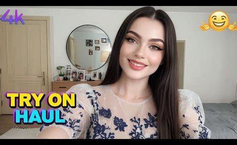 Sheer Transparent Try On Haul K Seethrough Lingerie Try On Haul Beachwear Try On Haul