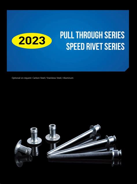 인증서 및 제품 카탈로그 Rivmate 리벳 제조업체