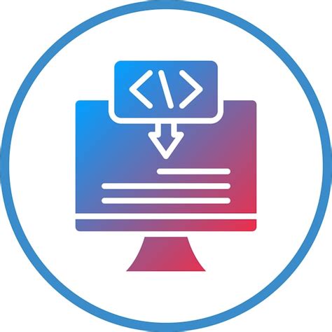 Premium Vector Vector Design Code Deployment Icon Style