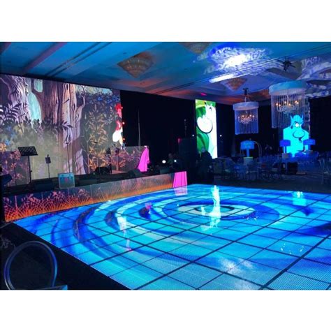 Interactive Dance Floor Led Display 3d Dance Floor Standing Led Display Screen Panels Floor Tile