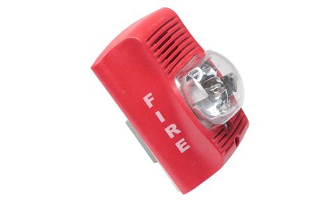 System Sensor P RHK Wire Horn Strobe Red NO Waterproof Box