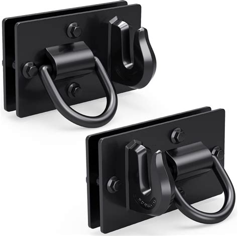 Amazon Com Pack Tractor Bucket Hooks With Tie Down Ring Grade Forged Steel Bolt On