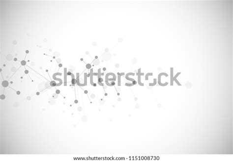 Molecular Structure Background Communication Abstract Background Stock Illustration 1151008730