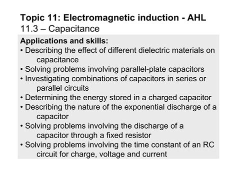 Unit 11 3 Capacitance Ppt