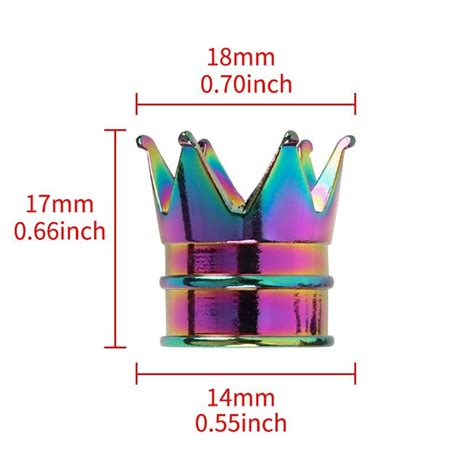 Badu Bg 1 4 БР Капачки на клапани за гуми на колела Автомобилен мотоциклет Велосипед Въздушен