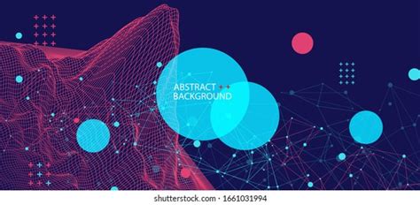 Abstract Background Dynamic Effect Modern Pattern Stock Vector Royalty Free 1854513067