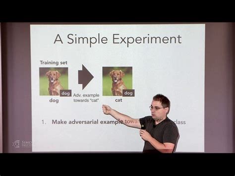 Free Video A New Perspective On Adversarial Perturbations From Simons Institute Class Central