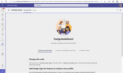 Create A Teams Tab And Outlook Add In With A Hello World Project