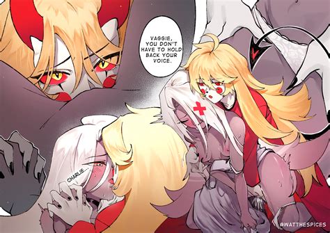 Charlie Morningstar And Vaggie Hazbin Hotel Drawn By Watthespices