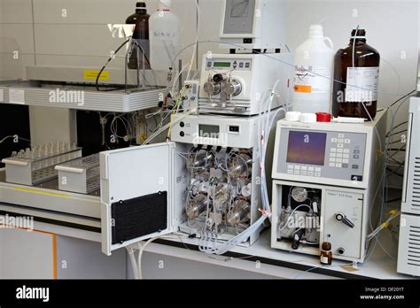 Hplc Ms High Performance Liquid Chromatography Mass Spectrometry Stock