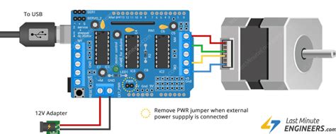 Control DC Stepper Servo With L293D Motor Driver Shield Arduino