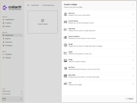 Dashboards Collactr Documentation