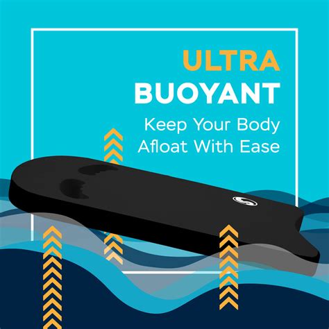 Kickboard With Ergonomic Handles Black Sunlite Sports