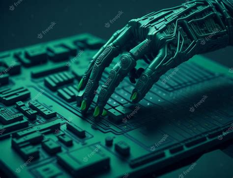 Premium Ai Image Bot Processor Automation Robotic Hand