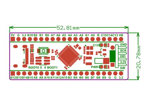 Stm32f4 Development Board Stm32f401ccu6 Stm32f411ceu6 Arduino Black