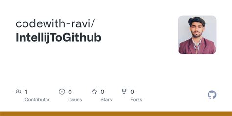 Github Codewith Raviintellijtogithub