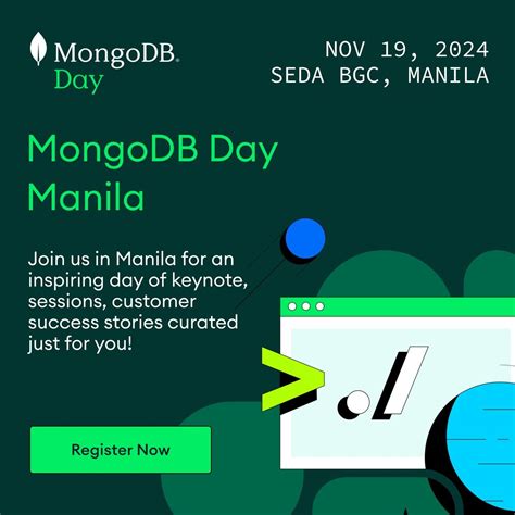 Manila Devs Mark Your Calendars 👩‍💻👨‍💻 The First Ever Mongodb Day In