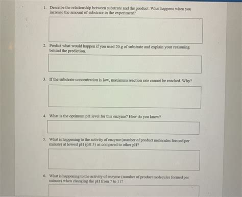 Describe The Relationship Between Substrate And Chegg