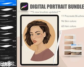 Basic Hair Procreate Palette Bundle Procreate Palette Etsy