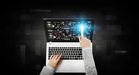 Premium Photo Computer System Security Concept Mixed Media