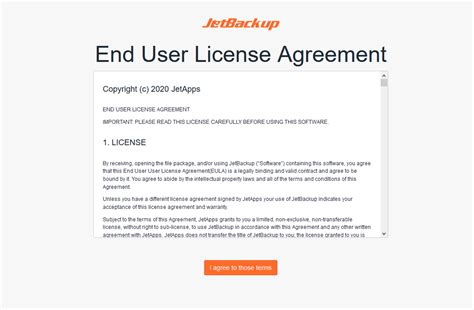 Getting Started Jetbackup