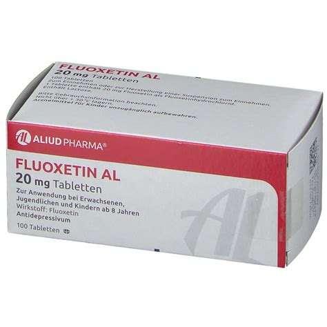 Fluoxetin Al 20 Mg 100 St Mit Dem E Rezept Kaufen Shop Apotheke