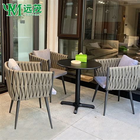 远茂阳台茶桌椅组合轻奢风北欧阳台小桌椅组合一桌两椅网红小茶几虎窝淘