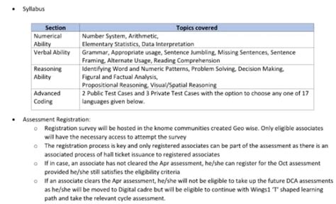 Tcs Elevate Wings1 Direct Capability Assessment Program 2021 April